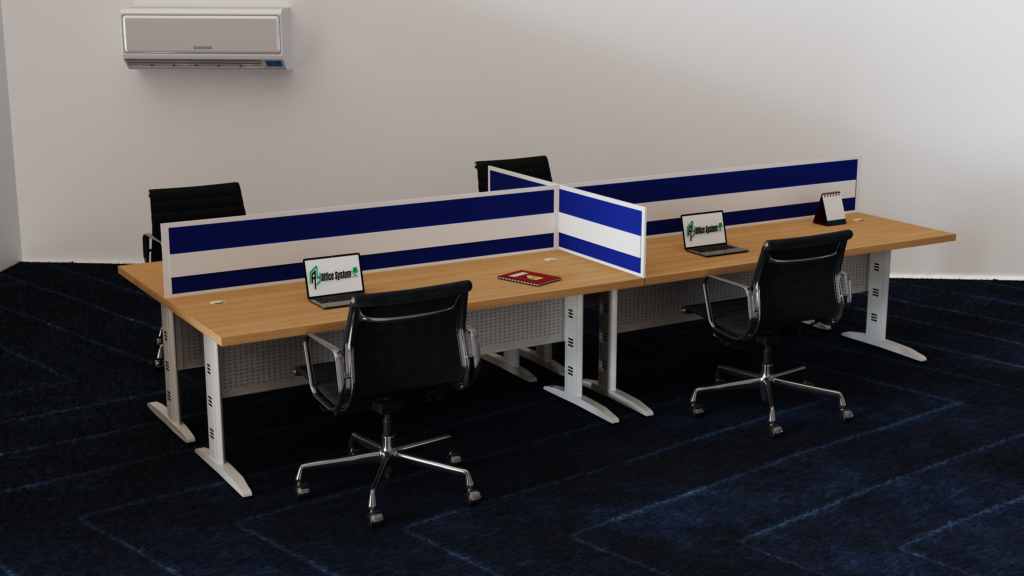RECTANGULAR SHAPE OFFICE WORKSTATION - R5 - AY Office System