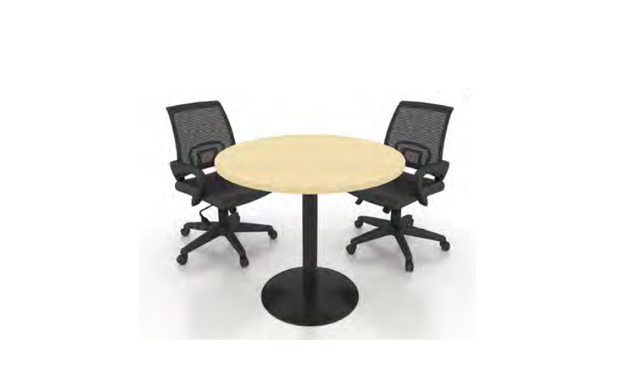 Round Shape Discussion Table With Drum Leg - F1-DT-D 900/1200
