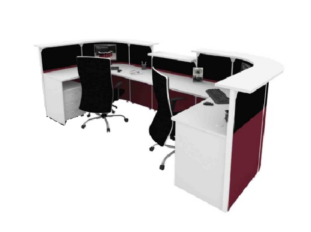 Reception Counter With Partition System – F1-PHALARIS