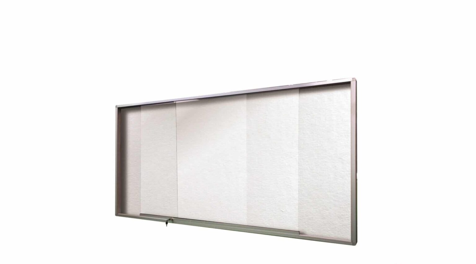 Soft Notice Board with Glass Cabinet - AY Office System