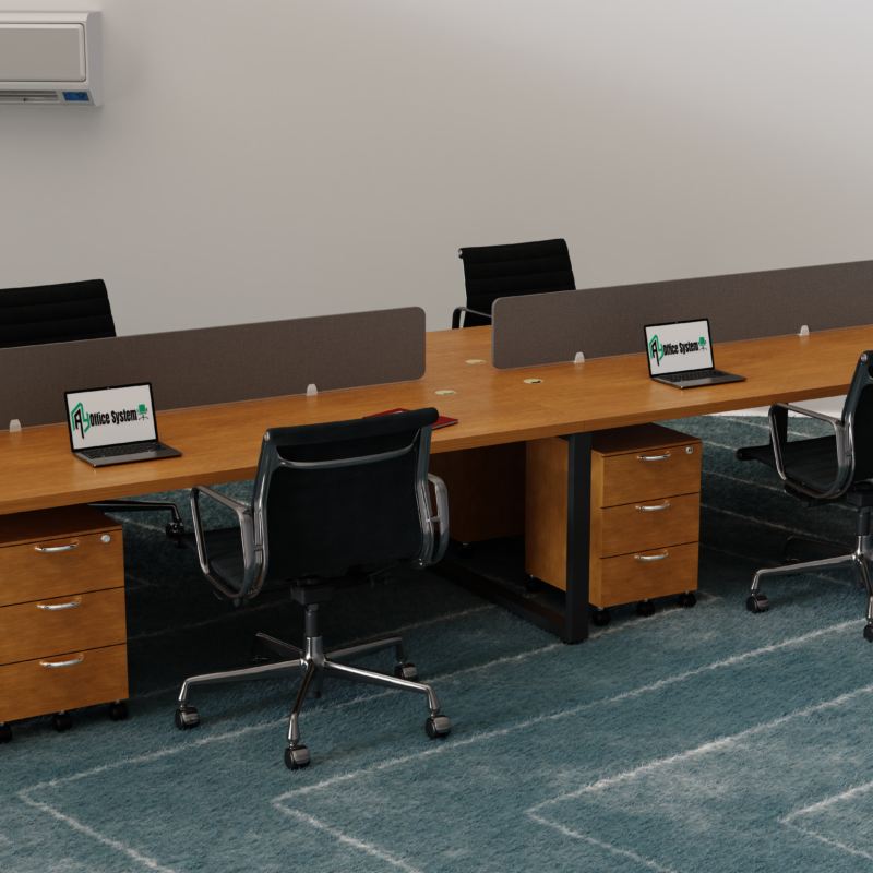 RECTANGULAR SHAPE OFFICE WORKSTATION - R15 - AY Office System