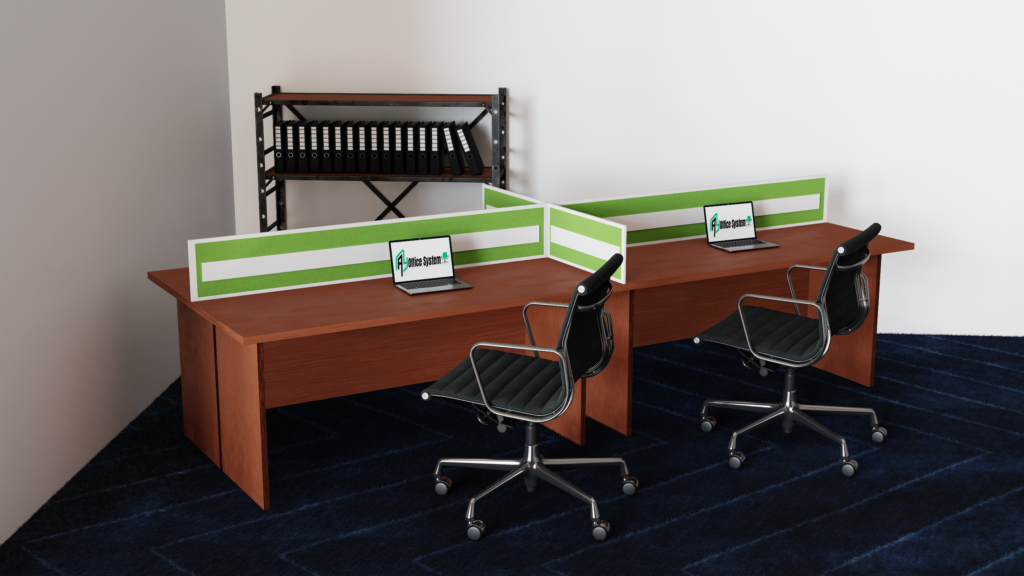 RECTANGULAR SHAPE OFFICE WORKSTATION - R3 - AY Office System