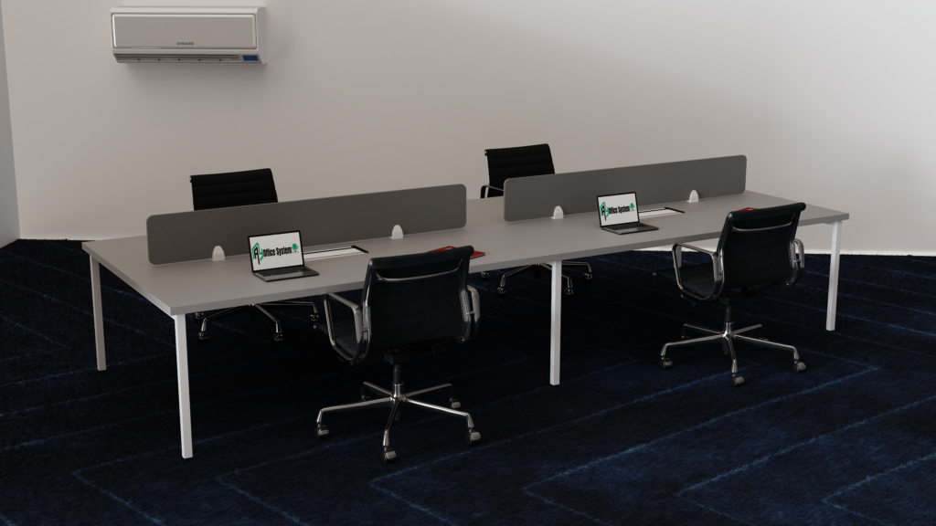 RECTANGULAR SHAPE OFFICE WORKSTATION - R8 - AY Office System