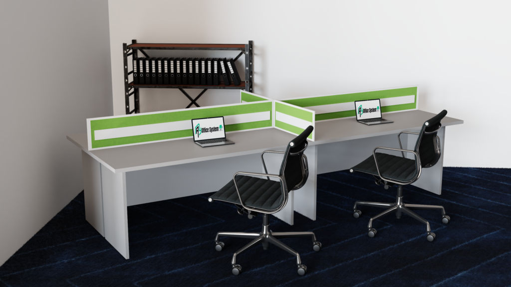 RECTANGULAR SHAPE OFFICE WORKSTATION - R3 - AY Office System