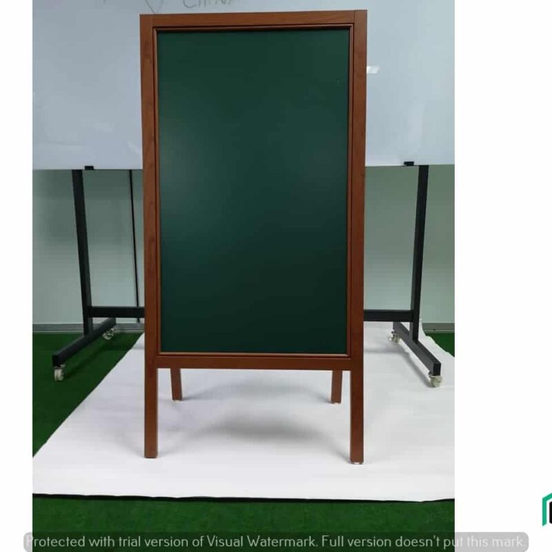 MBAW – A SHAPE MENU BOARD WITH WOODEN FRAME - AY Office System