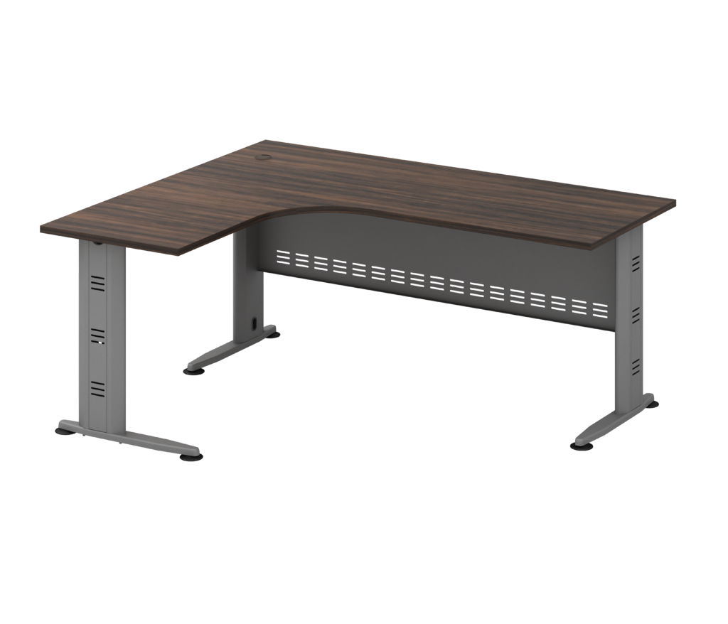L Shape Office Table V-QL 1515/1815 – J Metal Leg