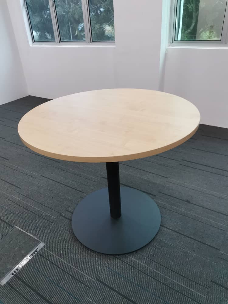 Round Shape Discussion Table With Drum Leg - F1-DT-D 900/1200