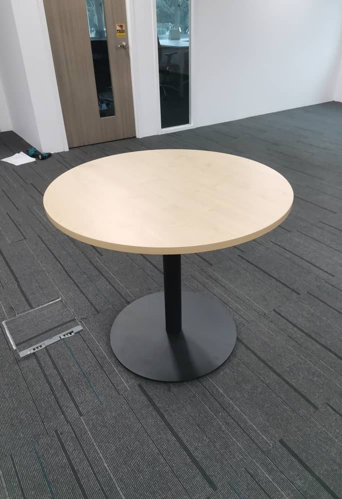Round Shape Discussion Table With Drum Leg - F1-DT-D 900/1200